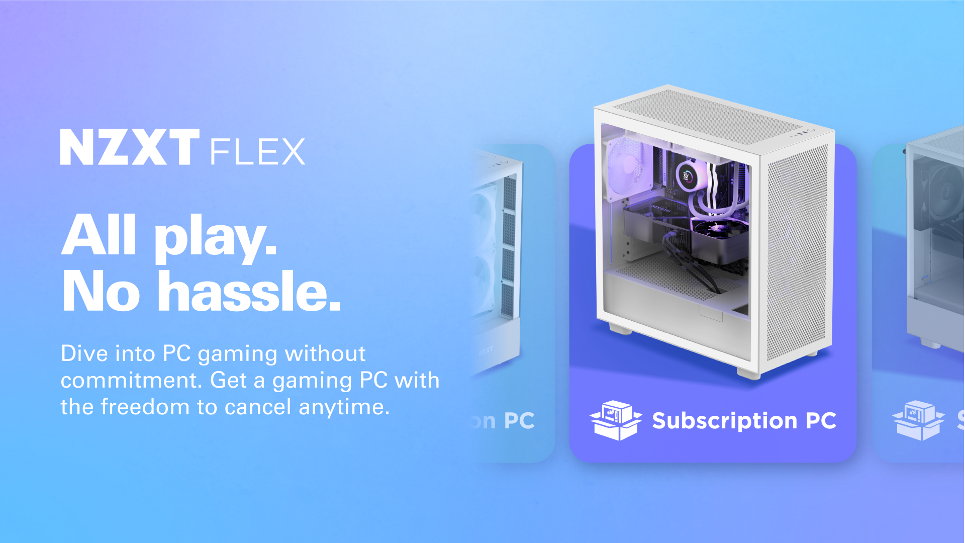 NZXT Announces NZXT Flex a PC Gaming Subscription Service