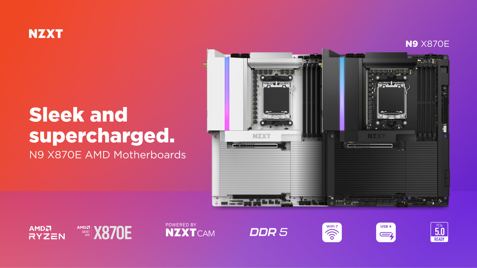 NZXT Announces All-new Flagship N9 X870E AMD Motherboard
