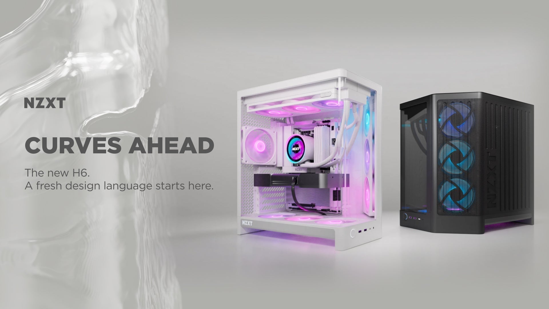 The New NZXT H6: Compact Dual-Chamber, Built Your Way.