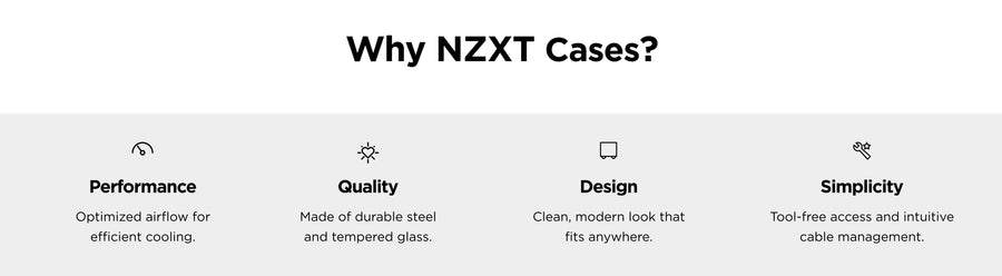 NZXT PC Cases | Premium Dual-Chamber & Tempered Glass Computer Cases ...