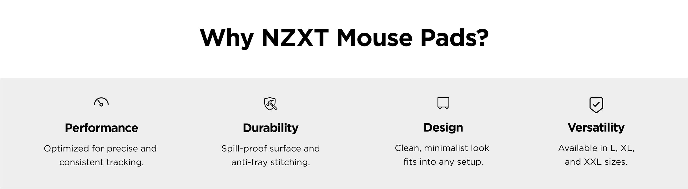 NZXT Mousepads | Durable and Optimized Gaming Surfaces