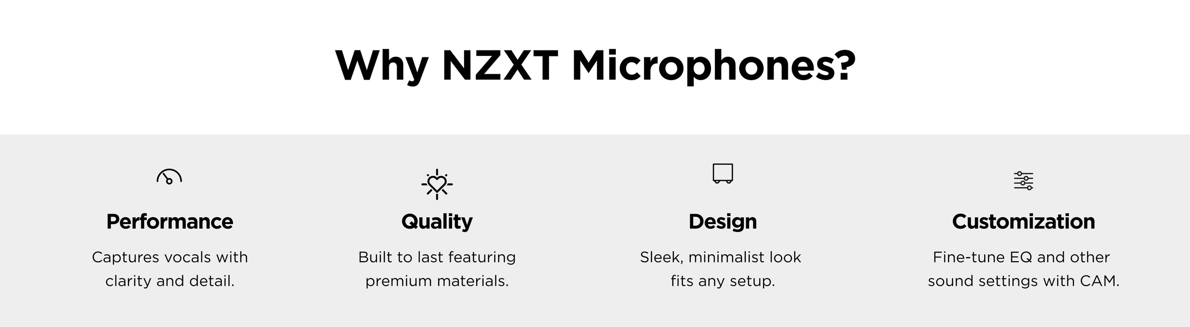 NZXT Microphones | USB Condenser Mics for Streaming and Work