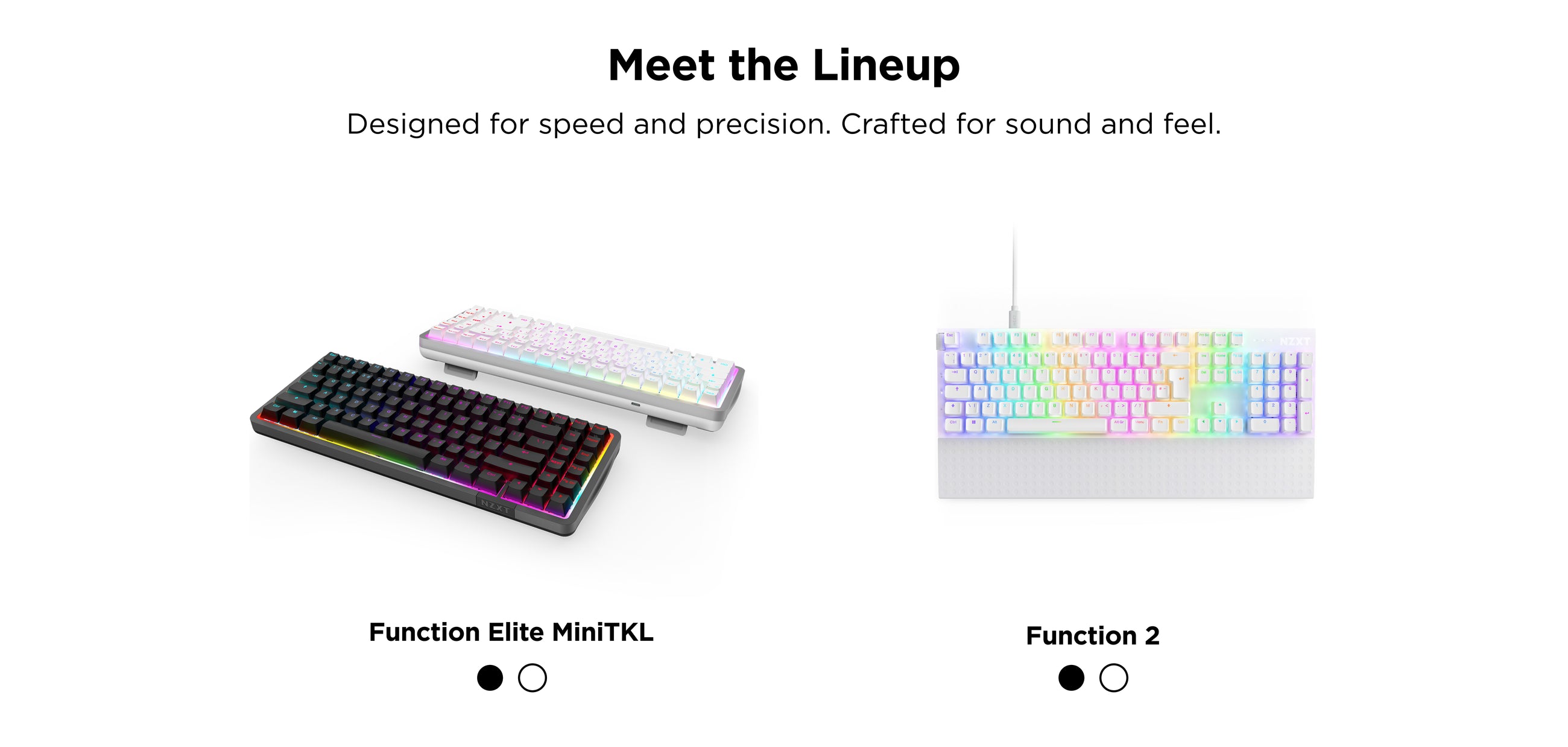 NZXT Gaming Keyboards | Optical, Magnetic, MiniTKL & Full-Size