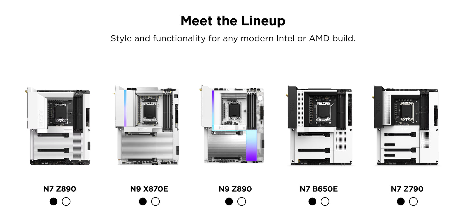 NZXT PC Motherboards | Intel & AMD ATX Boards with Wi-Fi
