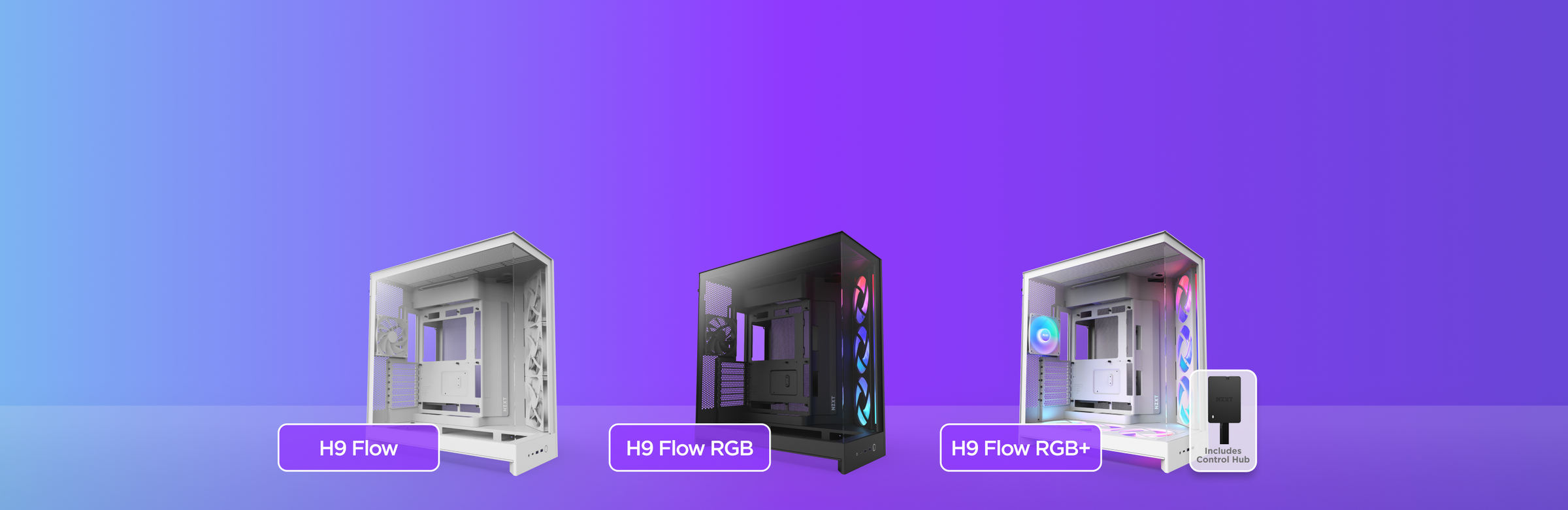 NZXT | H9 Flow RGB+ | Dual-Chamber Mid-Tower ATX Case