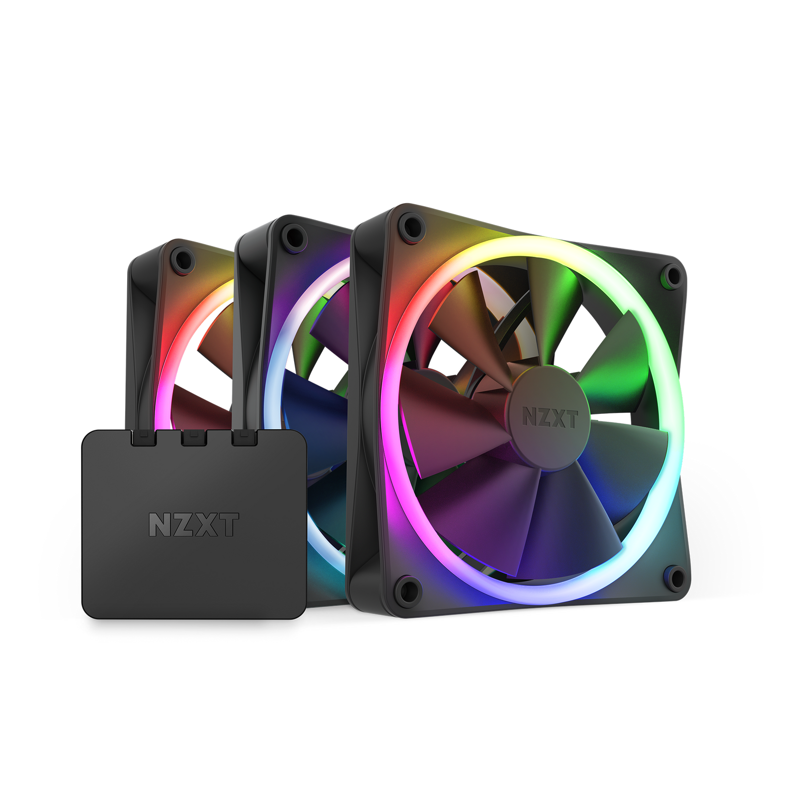NZXT | F120 RGB x3 Pack | 120mm PC Cooling Fans