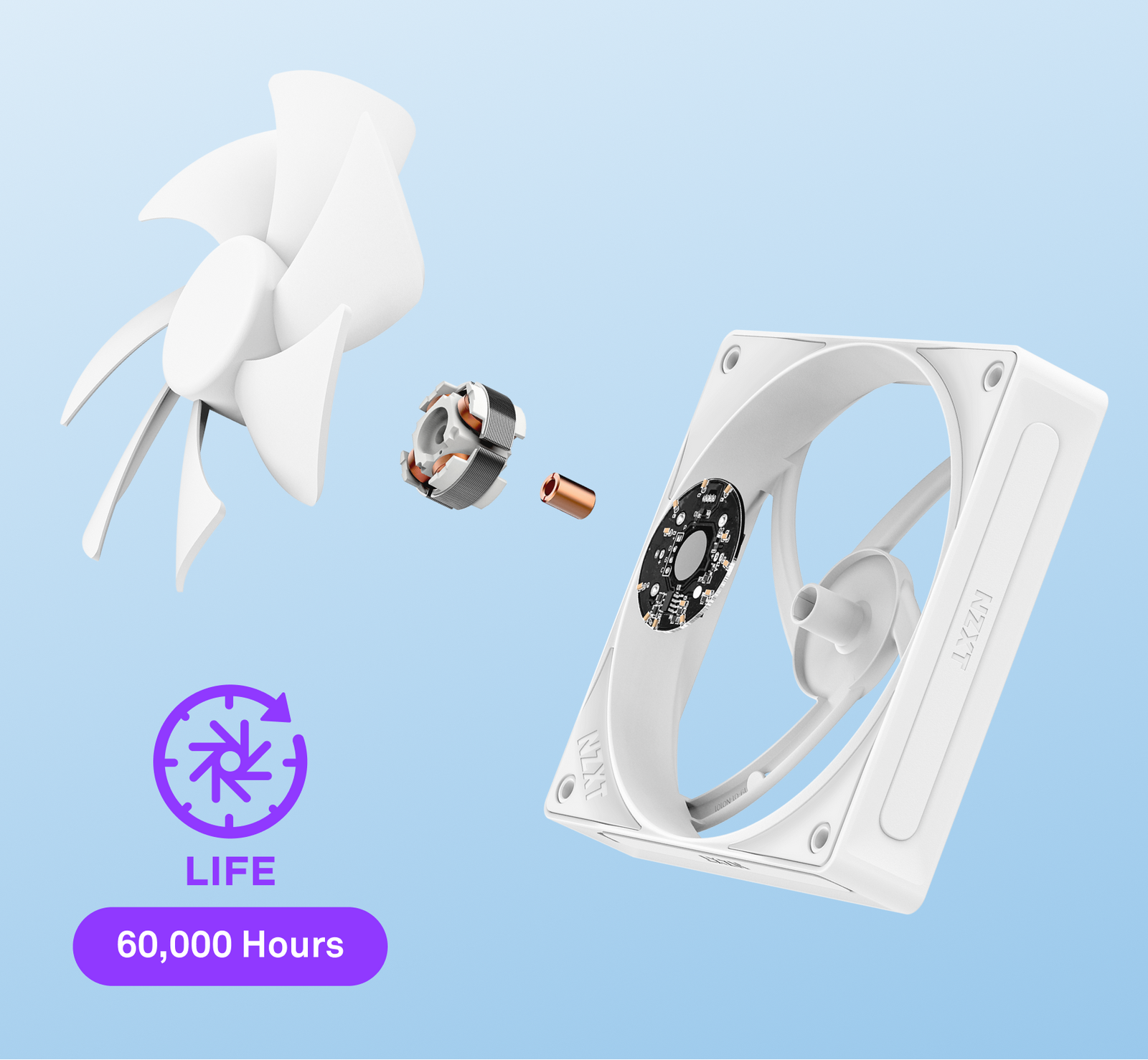 NZXT F120Q Fan | 120mm Quiet Airflow PC Fan