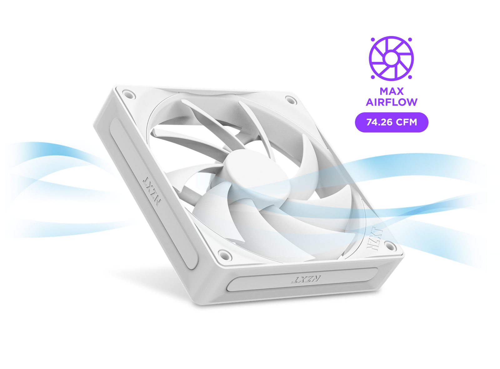 F120Q | NZXT 120mm Quiet Airflow PWM Case Fan