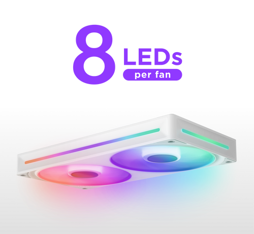 F280 RGB Core | NZXT 280mm Single-Frame RGB Fan Unit