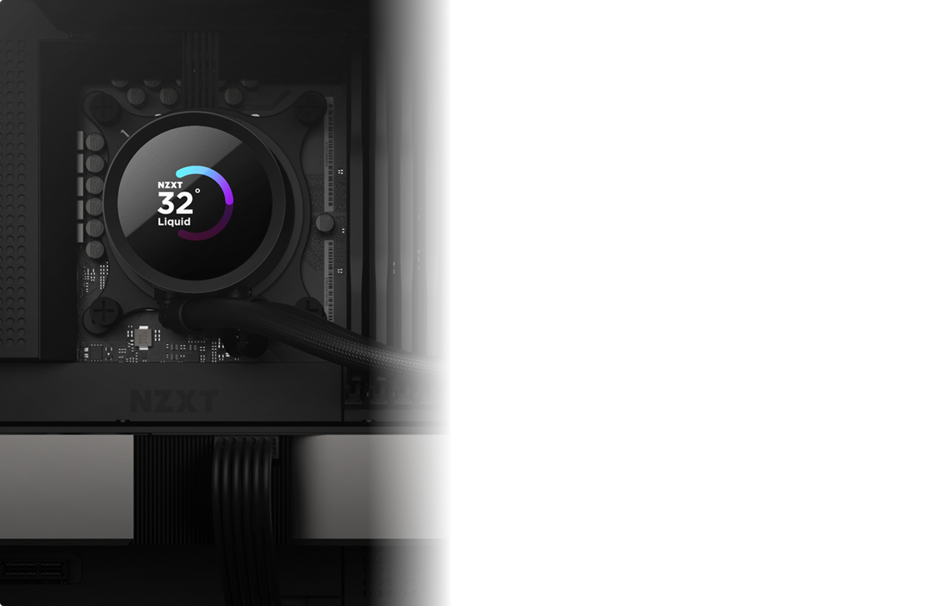 Kraken 280 | 280mm AIO Liquid Cooler with LCD Display| NZXT